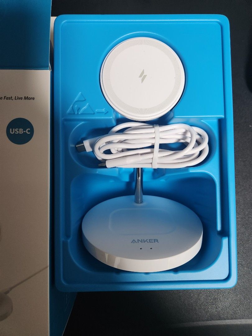 Anker 2 in 1 Magnetic Wireless Charging Stand Magsafe, Mobile Phones ...