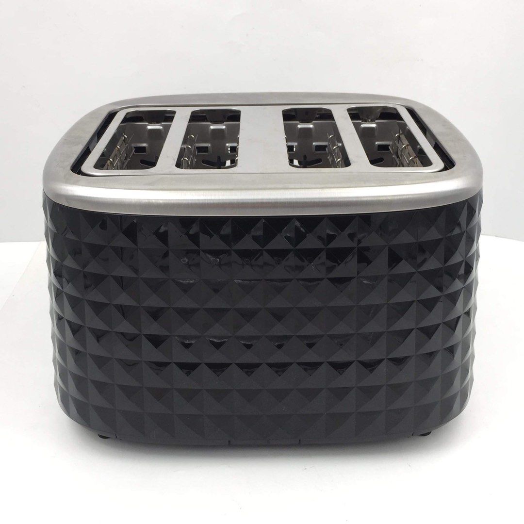 ANKO TA5011C-SA 4-Slice Diamond Toaster - Black on Carousell