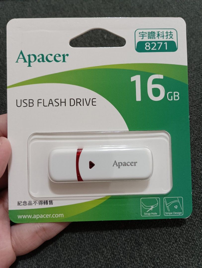 全新apacer宇瞻 16G usb隨身碟, 電腦及科技產品, 電腦周邊產品, 硬碟及儲存裝置在旋轉拍賣