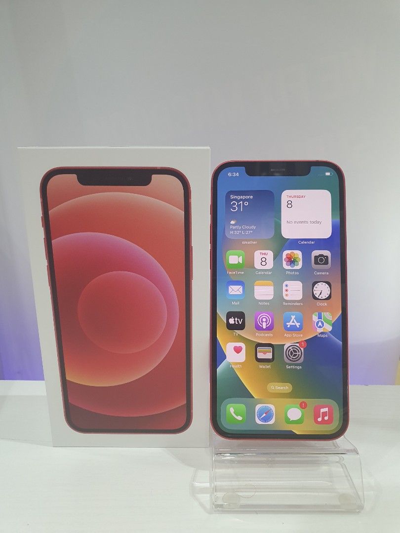 Apple iPhone 12 128GB Red, Mobile Phones & Gadgets, Mobile Phones ...