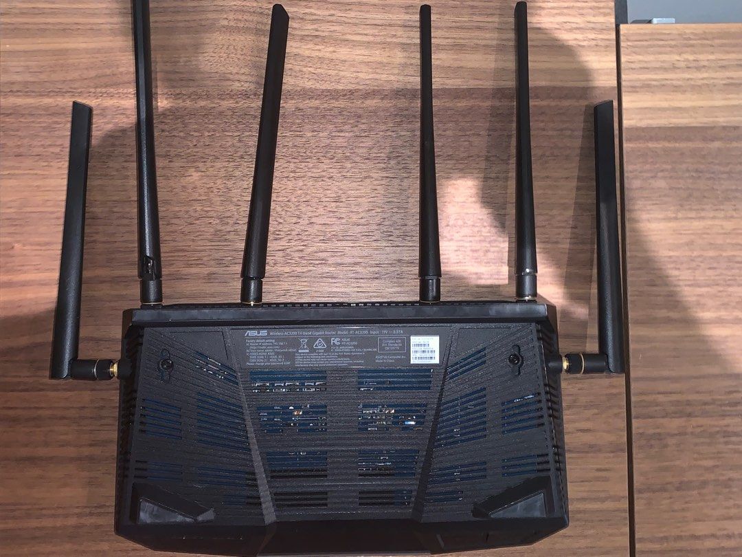 Asus AC-3200 tribals gigabit wireless router, Computers & Tech, Parts ...