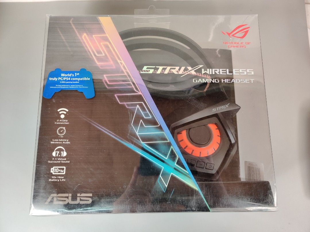 ASUS ROG Srix Wireless Gaming Headset, Audio, Headphones & Headsets on ...