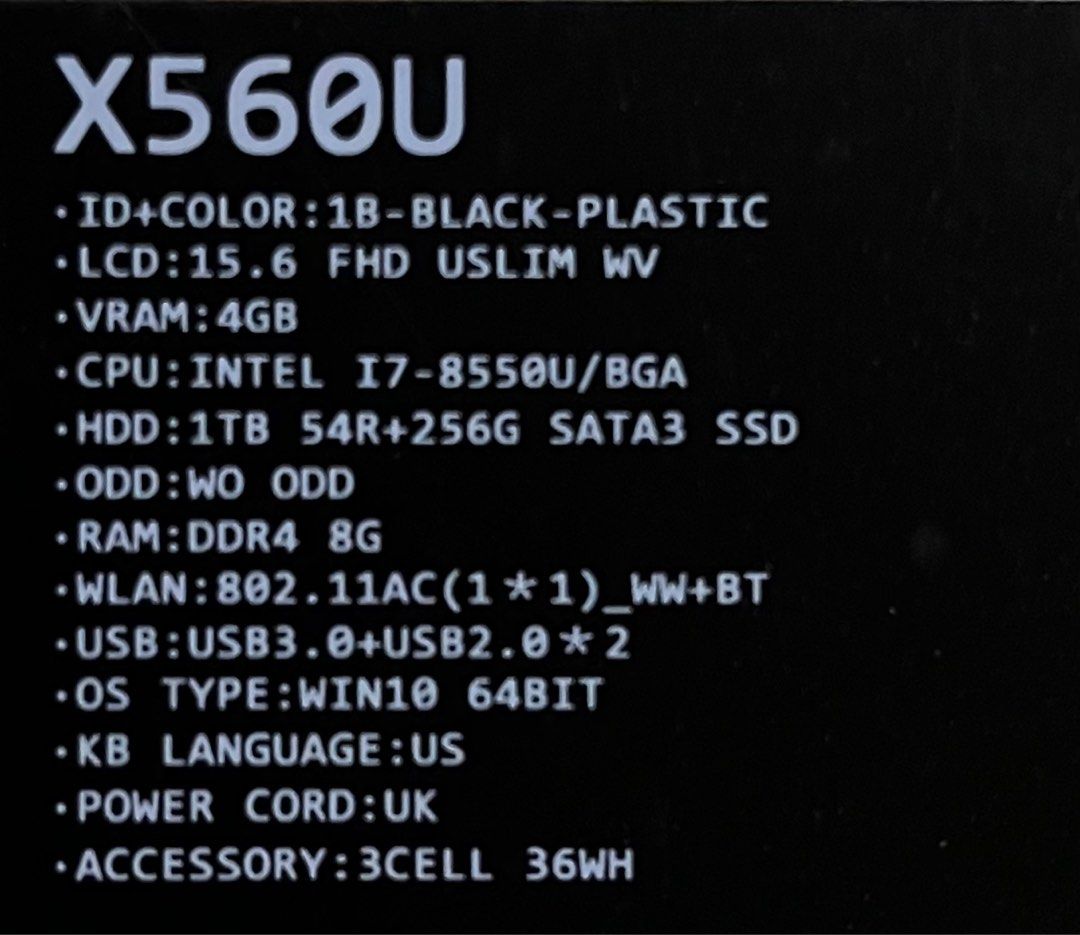 Asus X560 Gaming Laptop NVIDIA GTX 1050, Computers & Tech, Laptops ...