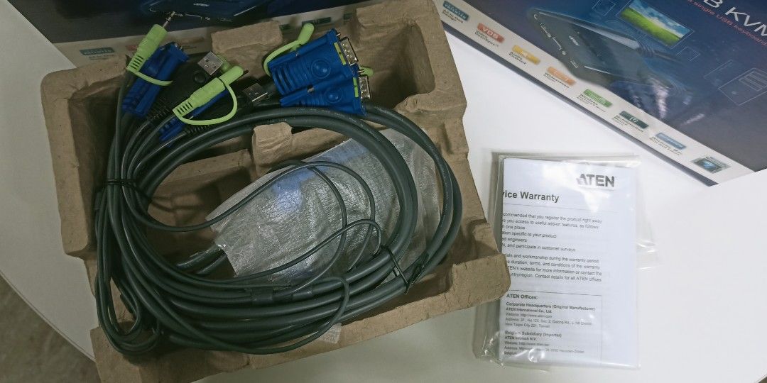 Aten 4 Port Usb Kvm Switch Computers And Tech Parts And Accessories