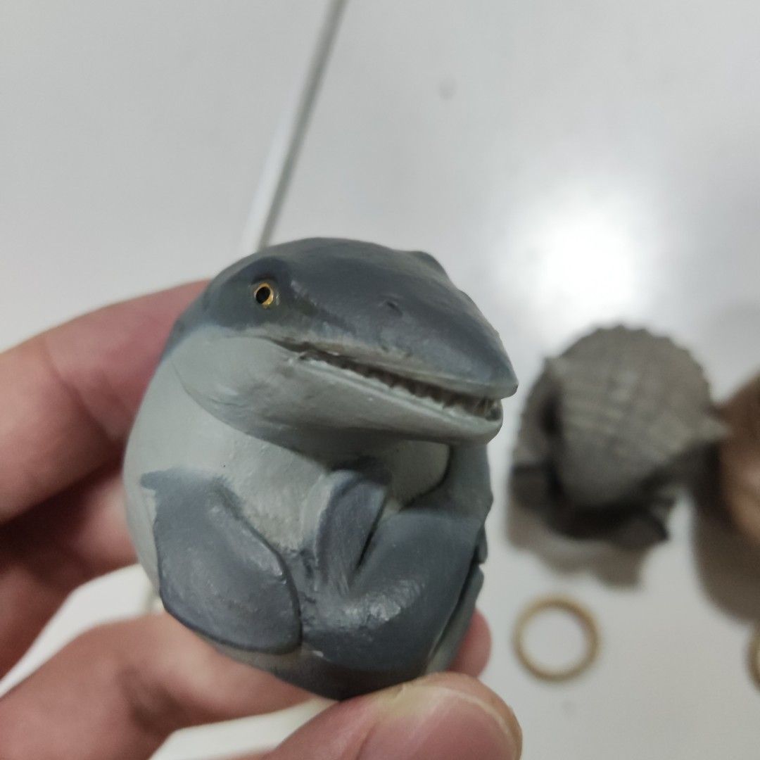 Bandai takara Tomy arts manmaru egg shape dinosaur t rex gashapon cute ...