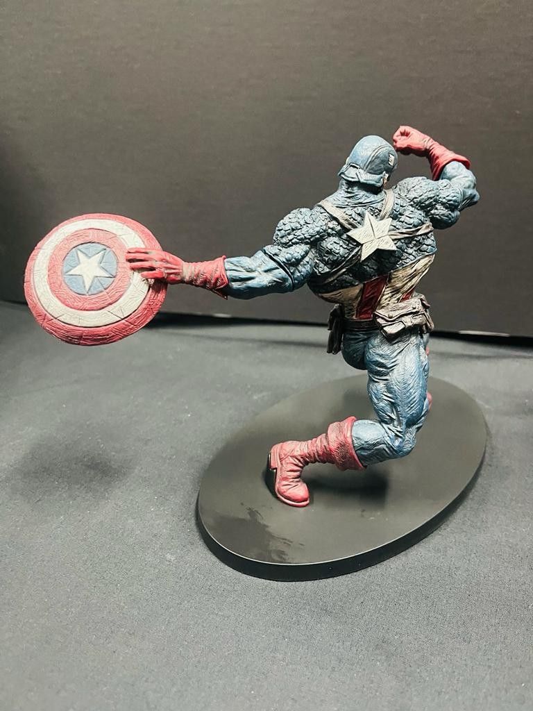 Banpresto Bandai Cranking Marvel Cho-jin Giga CAPTAIN AMERICA, Hobbies ...