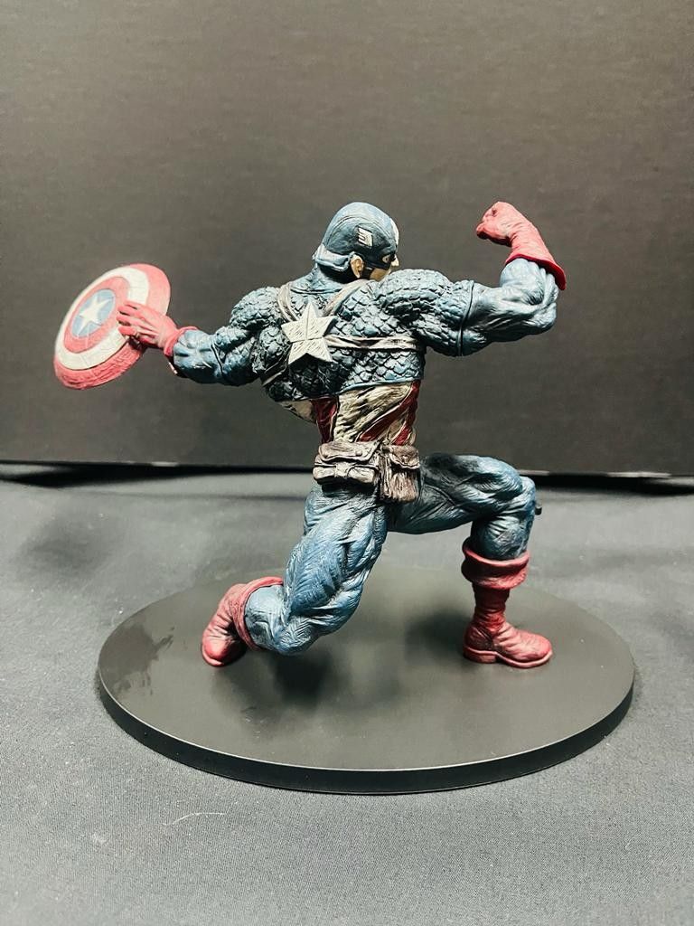 Banpresto Bandai Cranking Marvel Cho-jin Giga CAPTAIN AMERICA, Hobbies ...