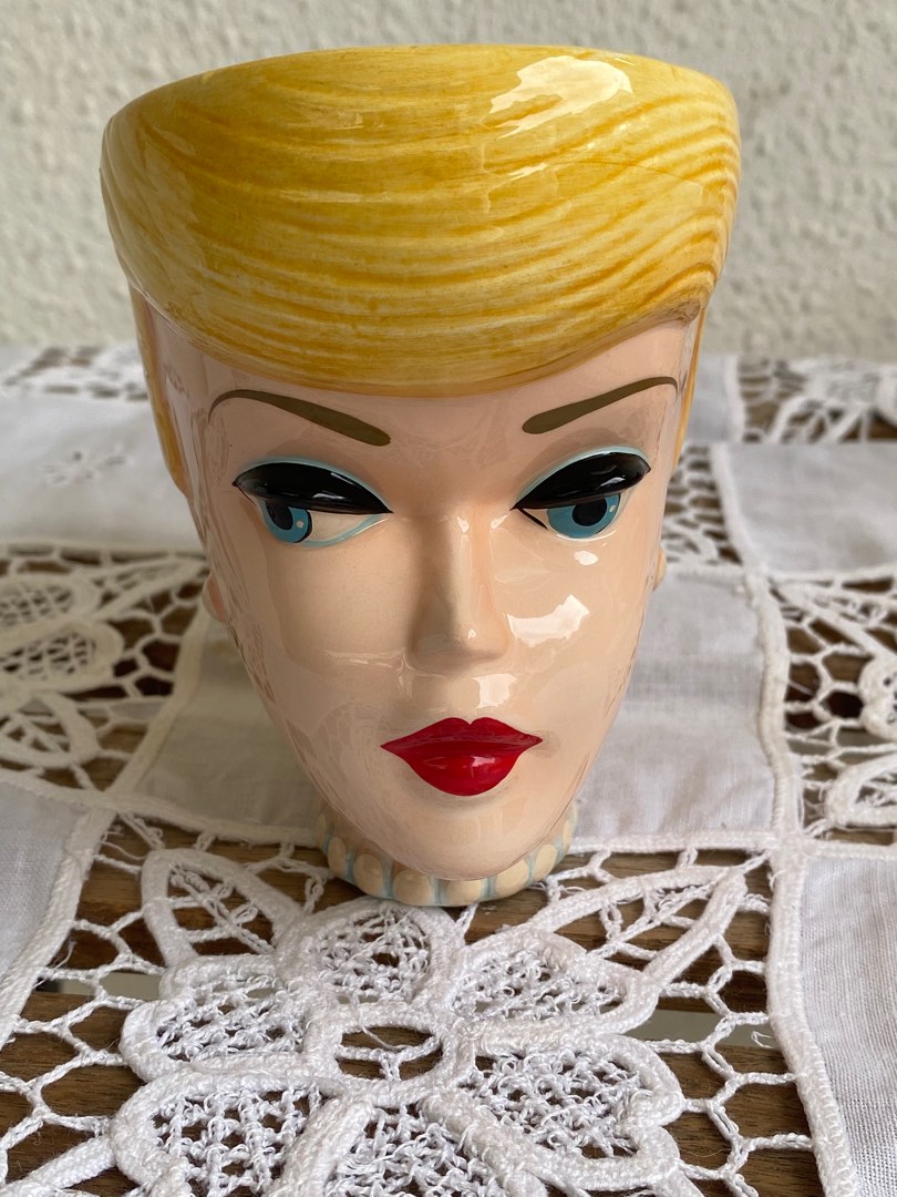 Barbie Head Mug, Hobbies & Toys, Memorabilia & Collectibles, Vintage ...