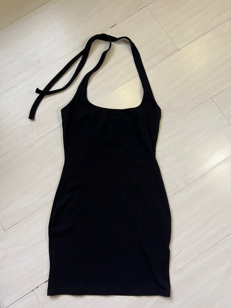 Basic black mini dress on Carousell