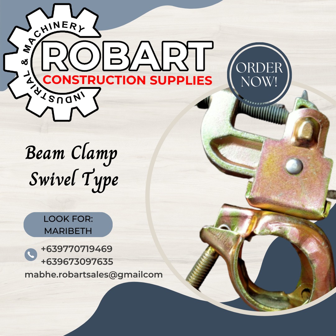 beam clamp swivel type, Commercial & Industrial, Construction Tools ...