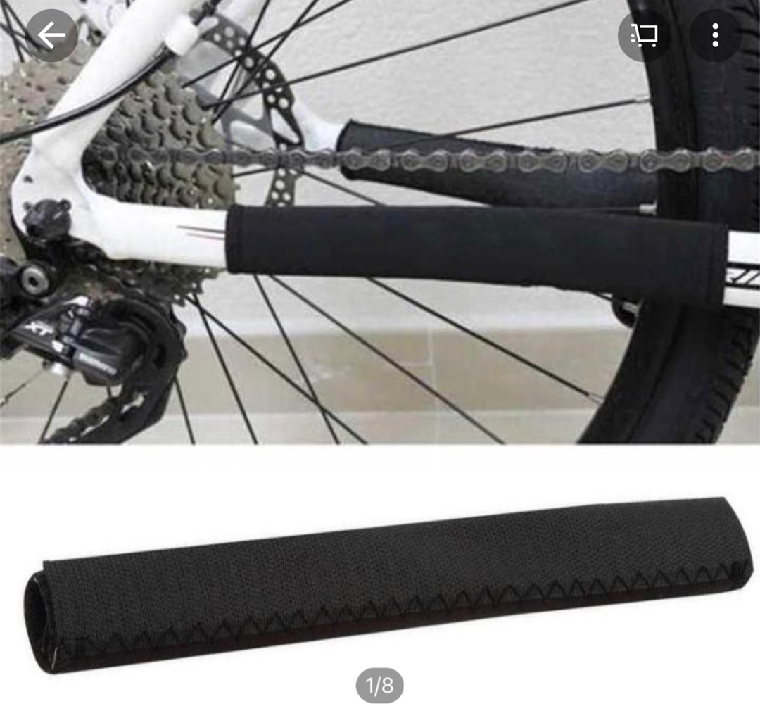 Bicycle Chainstay Wrap with Velcro, Sports Equipment, Bicycles & Parts ...
