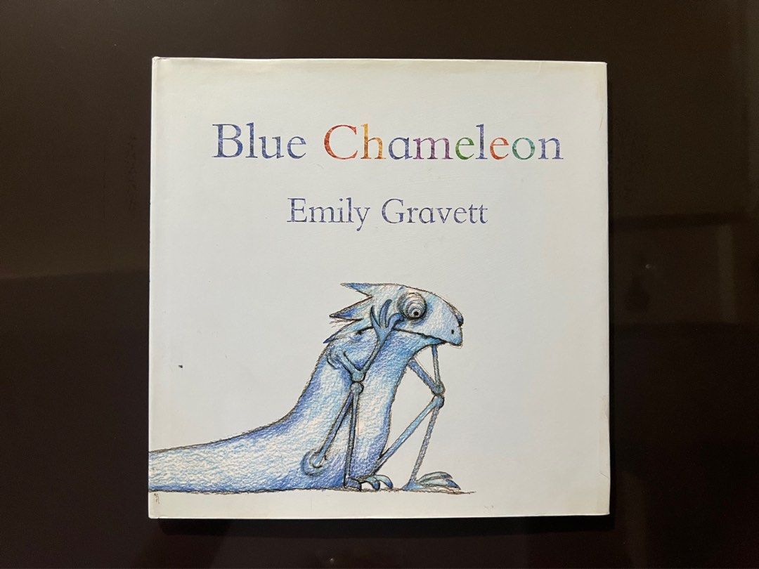 Blue Chameleon by Emily Gravett Children’s Book, Hobbies & Toys, Books ...