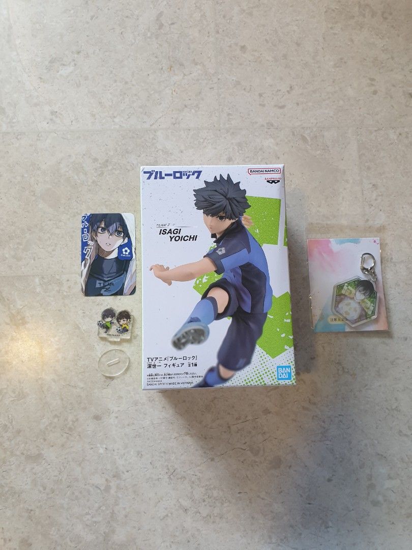 Bluelock isagi set! Bllk/ blue lock/ figures/ figurines/ keychains ...