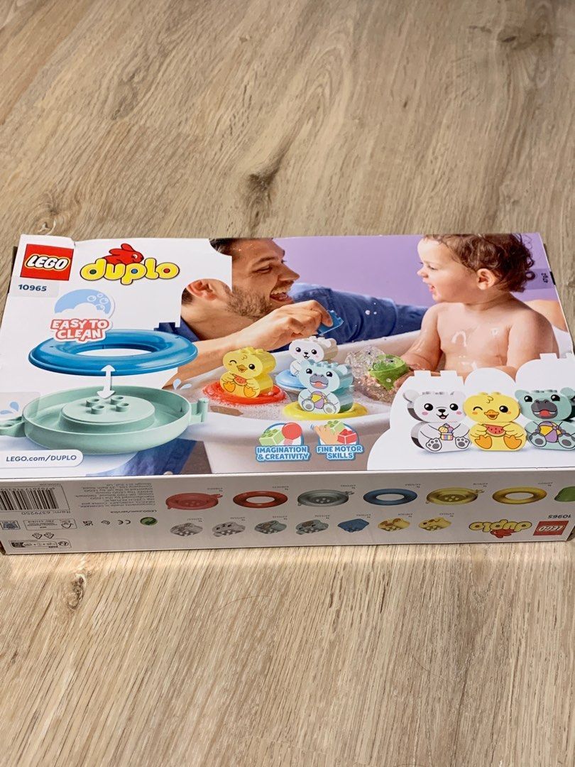 BNIB LEGO DUPLO 10965 Creative Play Bath Time Fun Floating Animal Train ...