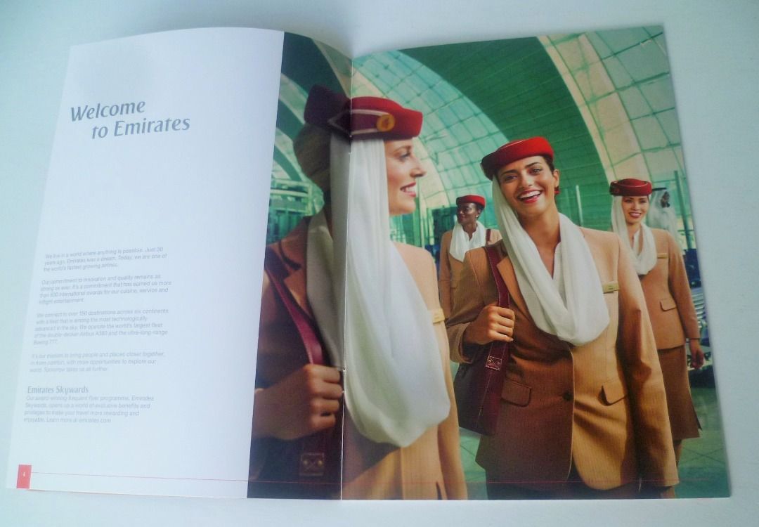 Book - RARE ! New !! Emirates Airlines A 380 Information Book, Hobbies ...