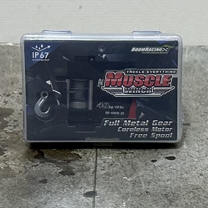 Boom Racing Muscle Winch 40kg Servo Winch for RC Crawler, Hobbies ...