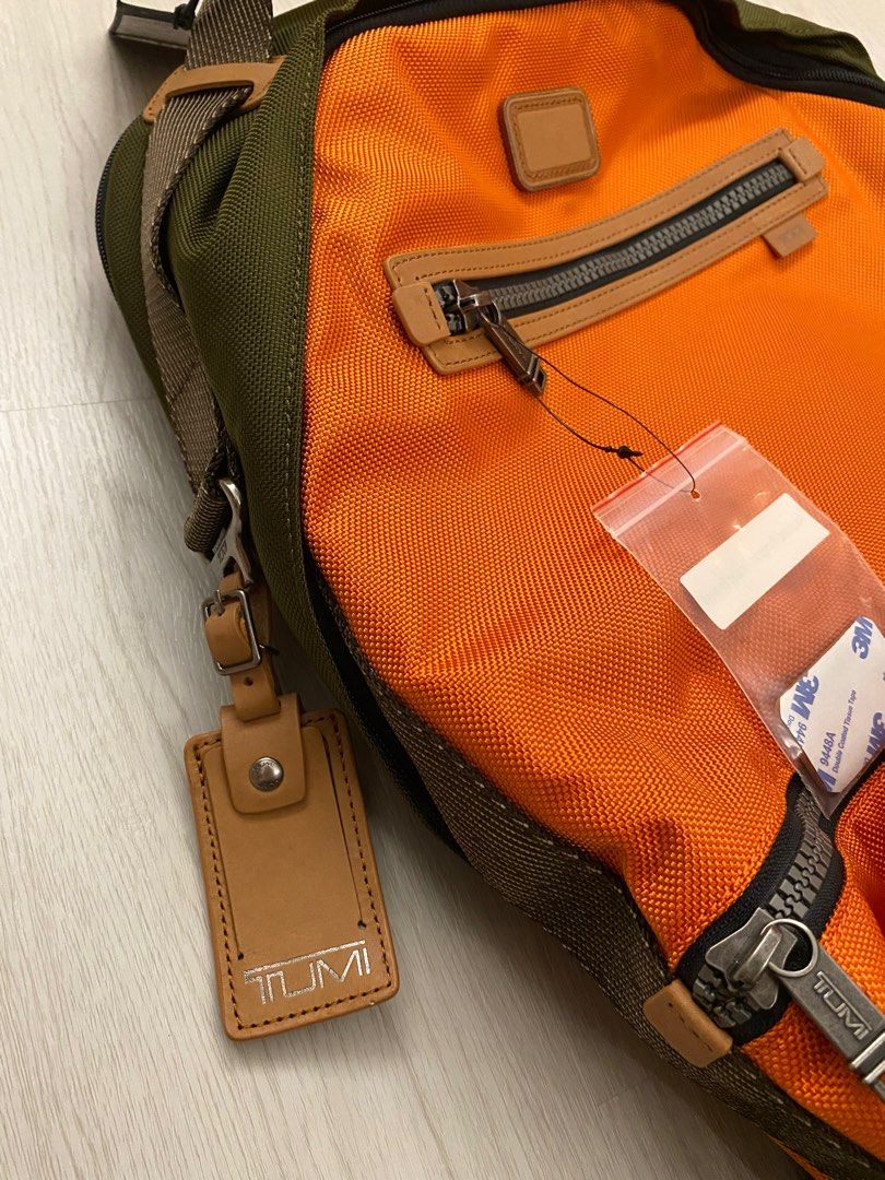 Brand new Tumi Alpha Bravo Cannon backpack in orange, Luxury, Bags ...