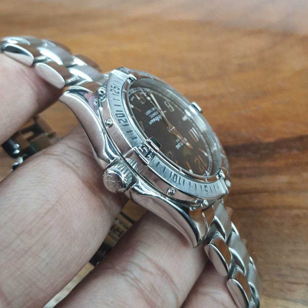Breitling Colt Ocean Automatic, Fesyen Pria, Jam Tangan di Carousell