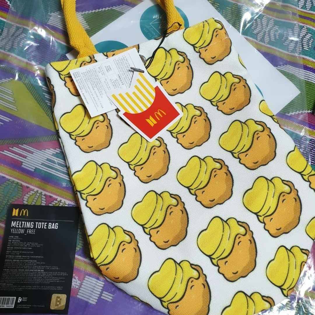 BTS x McDonald's Melting tote bag on Carousell