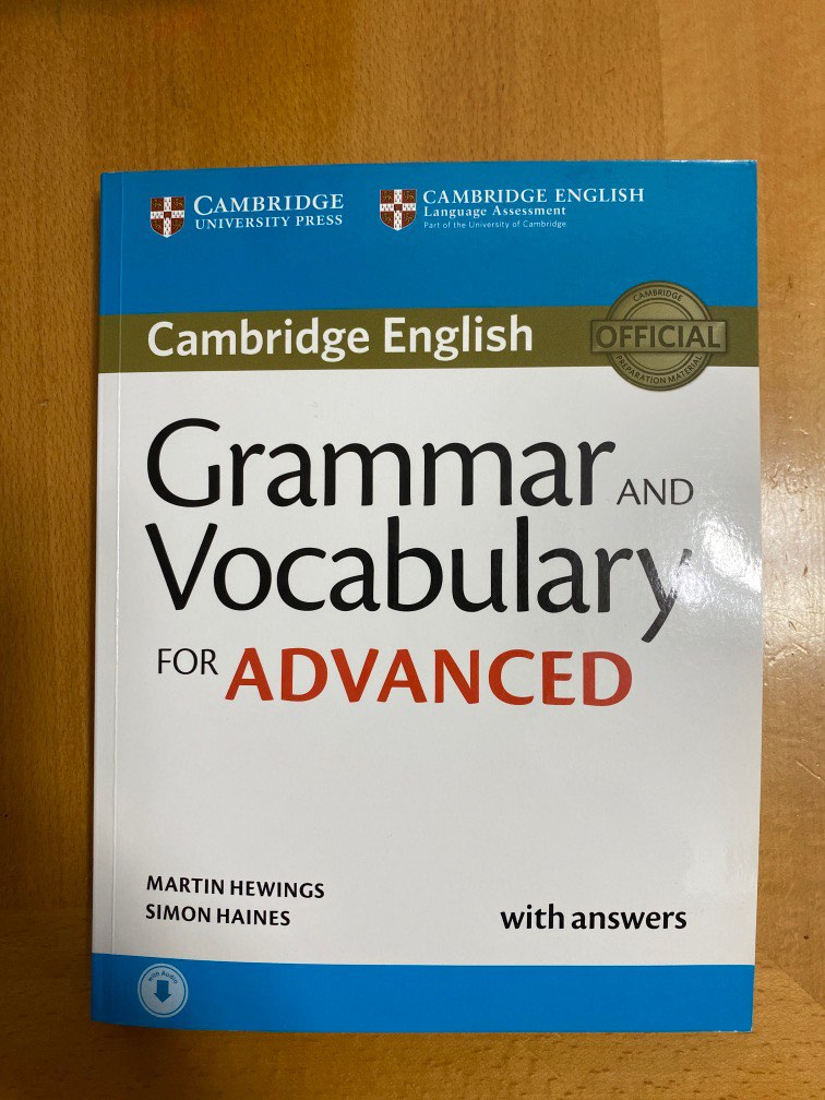 Cambridge English Grammar Book, 興趣及遊戲, 書本 & 文具, 書本及雜誌 - 補充練習 - Carousell