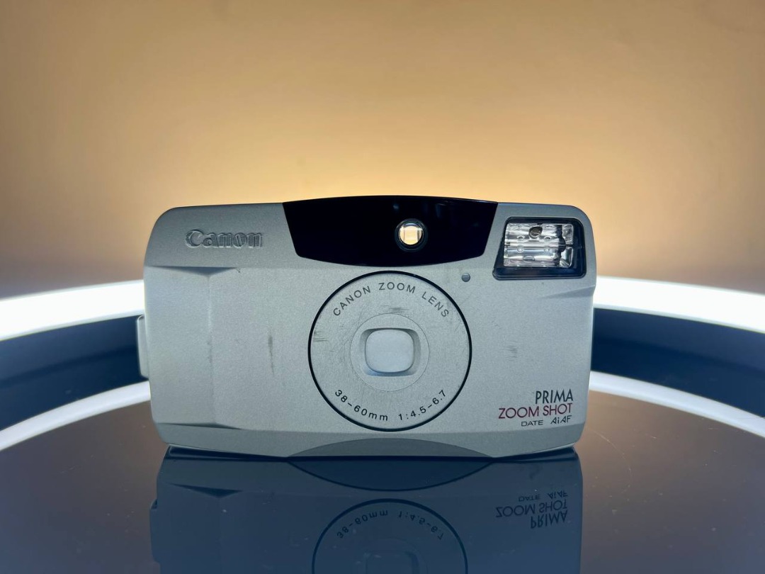 Canon Prima Zoom Shot Date Ai-AF, Photography, Cameras on Carousell