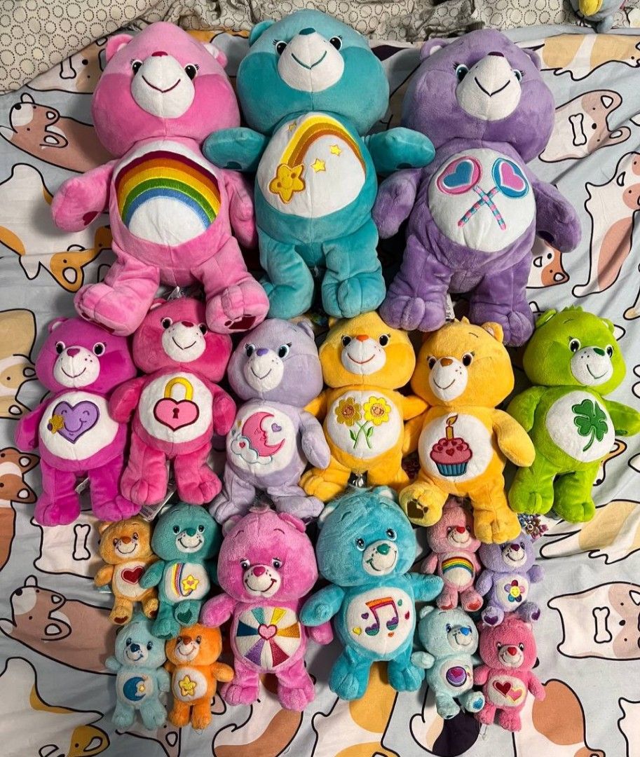 care bear plushies clearance, Hobbies & Toys, Toys & Games on Carousell