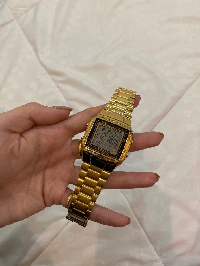 Casio Gold Chain watch, Women's Fashion, Watches & Accessories, Watches ...