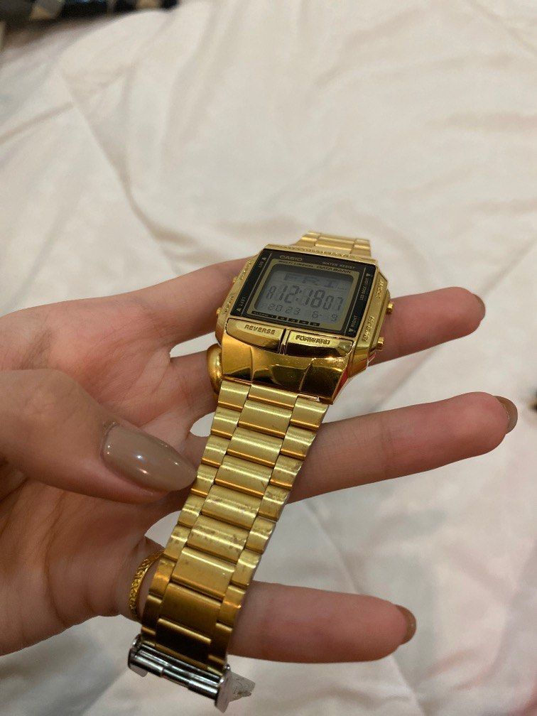 Casio Gold Chain watch, Women's Fashion, Watches & Accessories, Watches ...