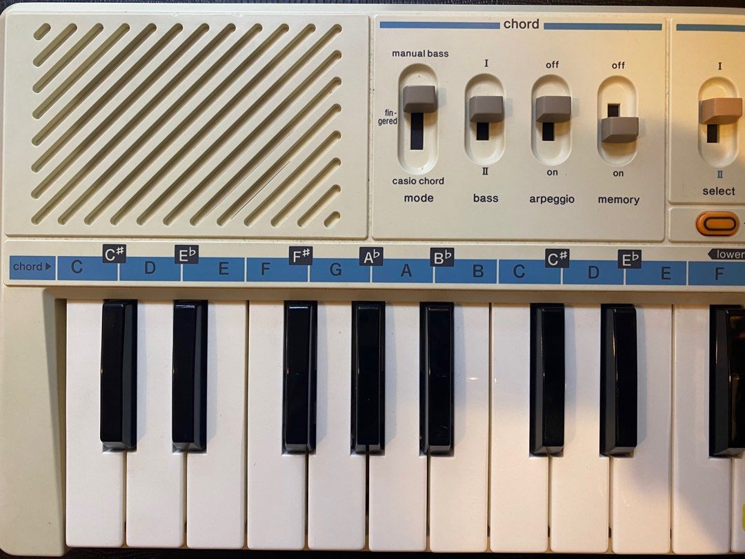 Casio MT-45 Casiotone 49Key Synthesizer 1980s - White / japan vintage ...