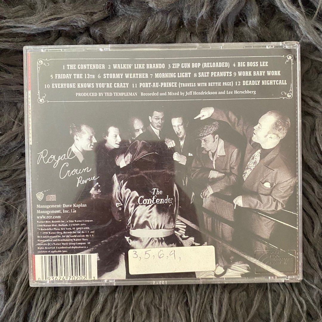 CD ROYAL CROWN REVUE The Contender, Hobbies & Toys, Music & Media, CDs & DVDs on Carousell