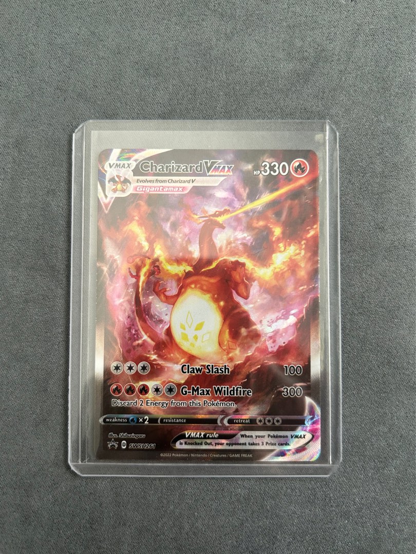 Charizard VMAX UPC Promo Card, Hobbies & Toys, Toys & Games on Carousell