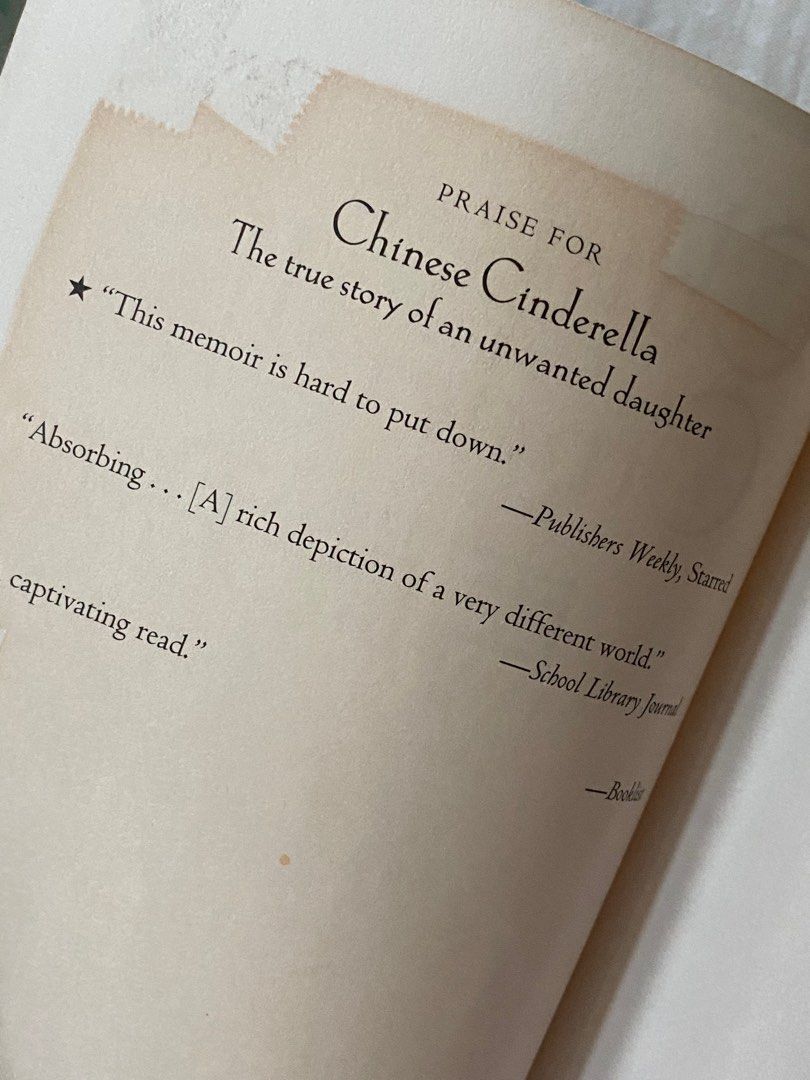 Chinese Cinderella by Adeline Yen Mah, Hobbies & Toys, Books ...