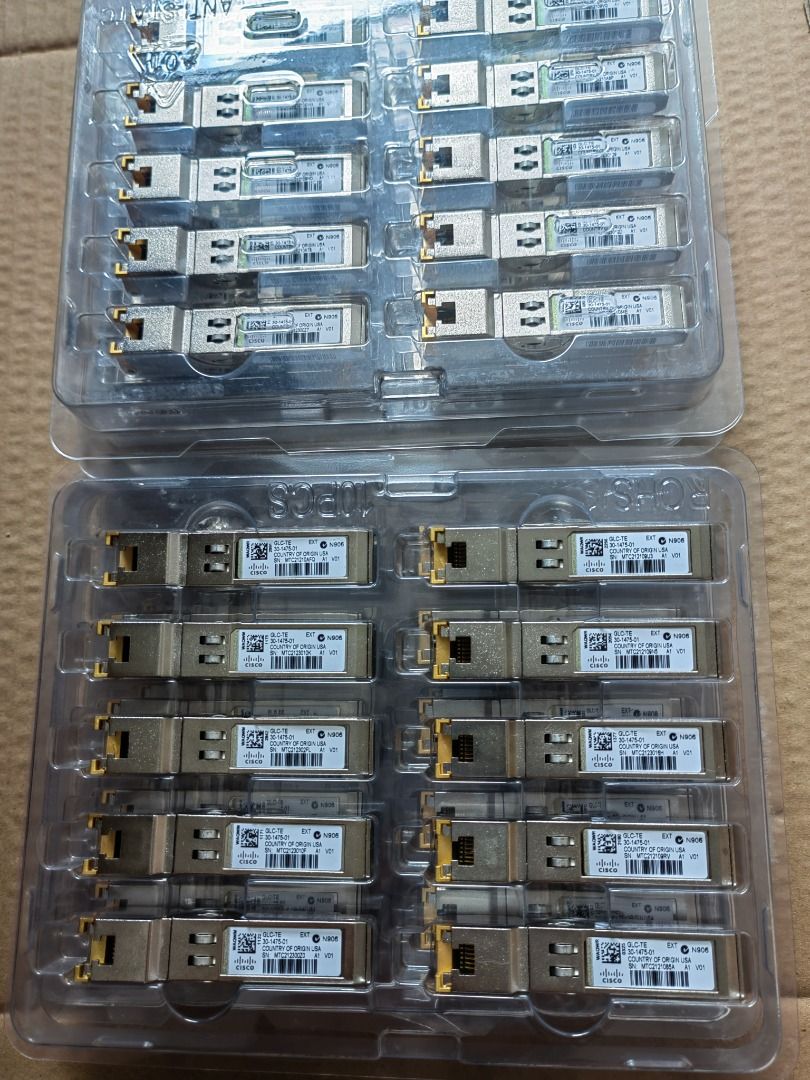Cisco GLC-TE optical transceiver module, 電腦＆科技, 商務用科技產品 - Carousell