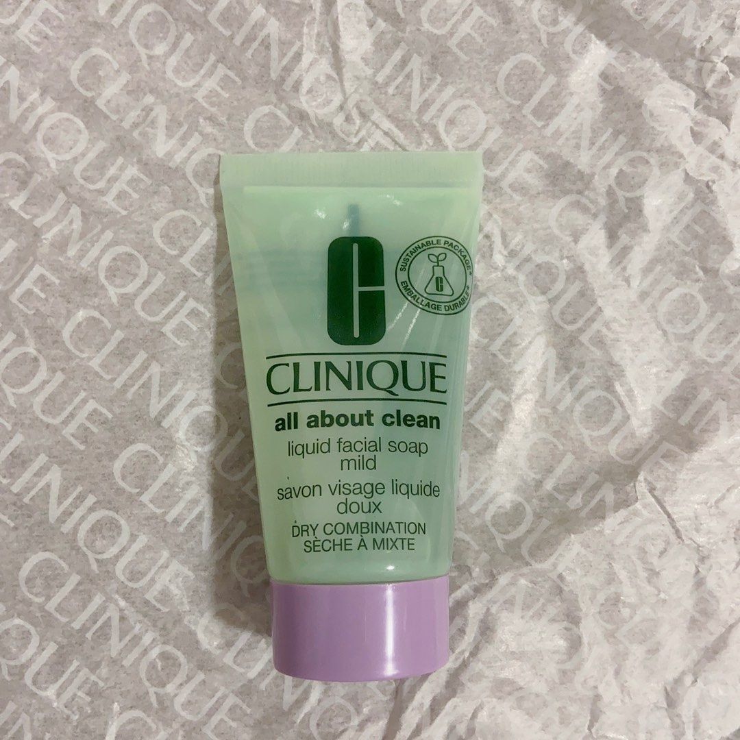 【任選四樣200】買倩碧腮紅可贈【clinique 倩碧】 三步驟洗面膠 30ml 溫和型 台灣官網購入 有購買證明 香水、美妝、保養 臉部彩妝、保養與清潔 護膚、清潔產品在旋轉拍賣