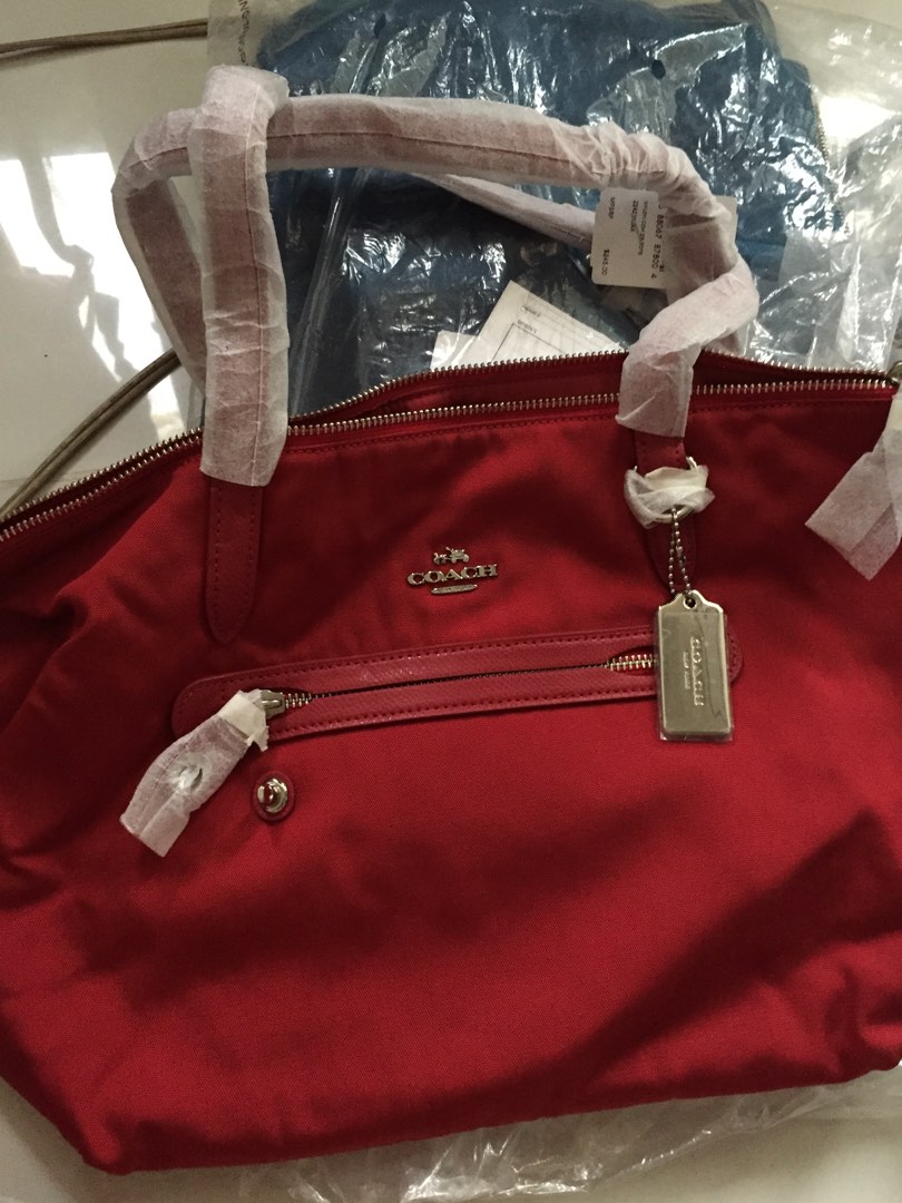 Coach nylon bag with tags on Carousell