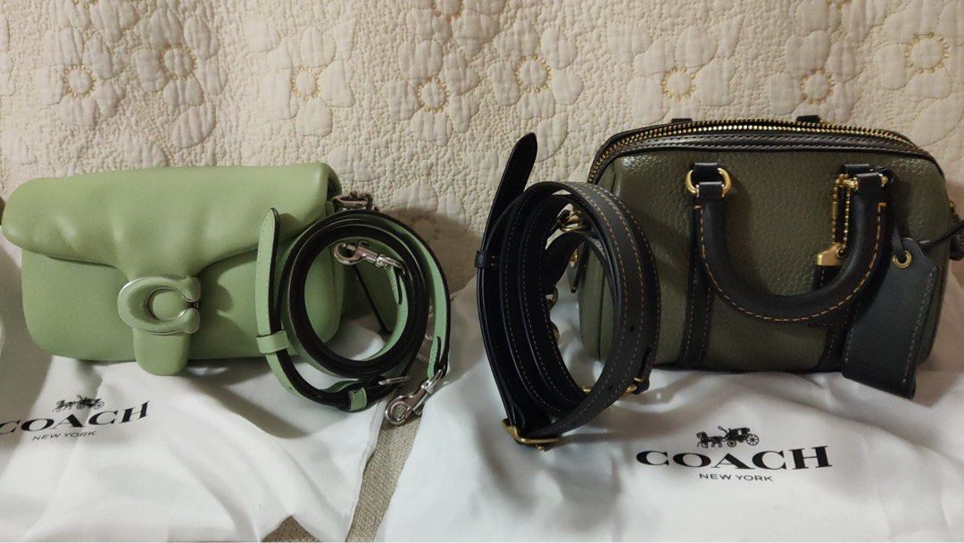 Coach Ruby Satchel 18 (Army Green), Luxury, Bags & Wallets on Carousell
