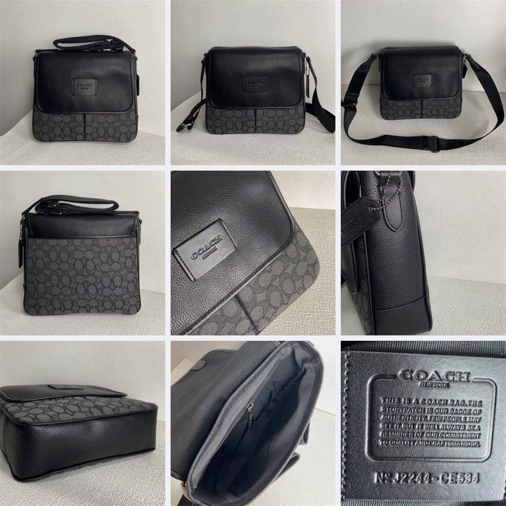 Coach Sprint Map Bag 25 in Signature Jacquard Crossbody, Men's Fashion ...