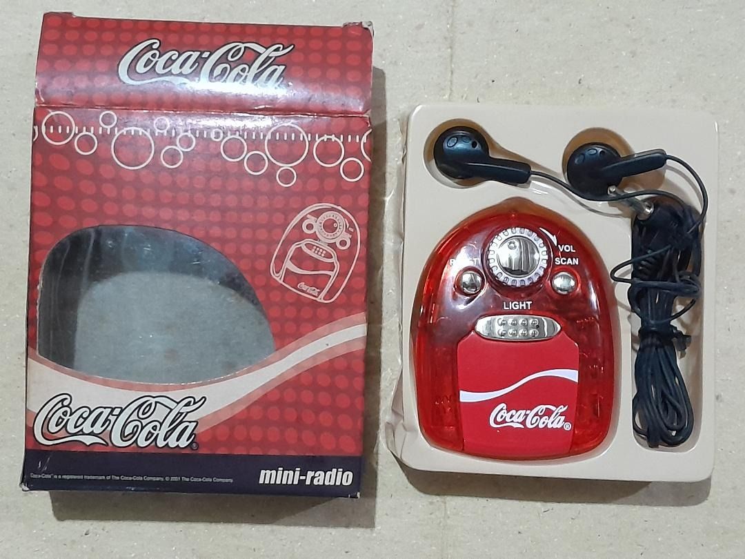 COCA COLA Philippines EXCLUSIVE COKE MINI FM RADIO with EARPHONES ...