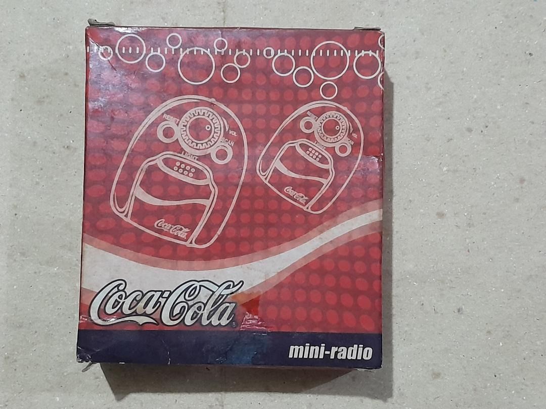 COCA COLA Philippines EXCLUSIVE COKE MINI FM RADIO with EARPHONES ...