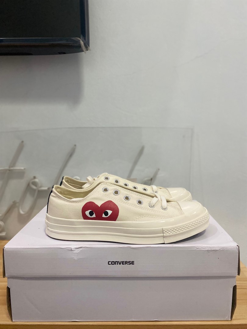 Converse x CDG, Men's Fashion, Footwear, Sneakers on Carousell