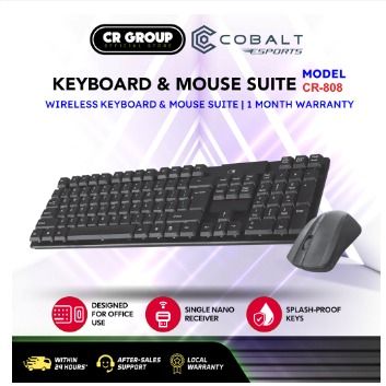 CR Group Wireless Keyboard and Mouse Combo / 2.4G / Lightweight ...