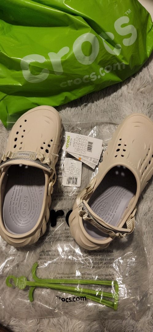 Crocs Echo Clogs - Stucco, Men's Fashion, Footwear, Casual shoes on Carousell