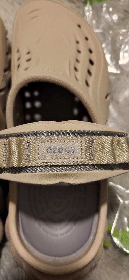Crocs Echo Clogs - Stucco, Men's Fashion, Footwear, Casual shoes on Carousell