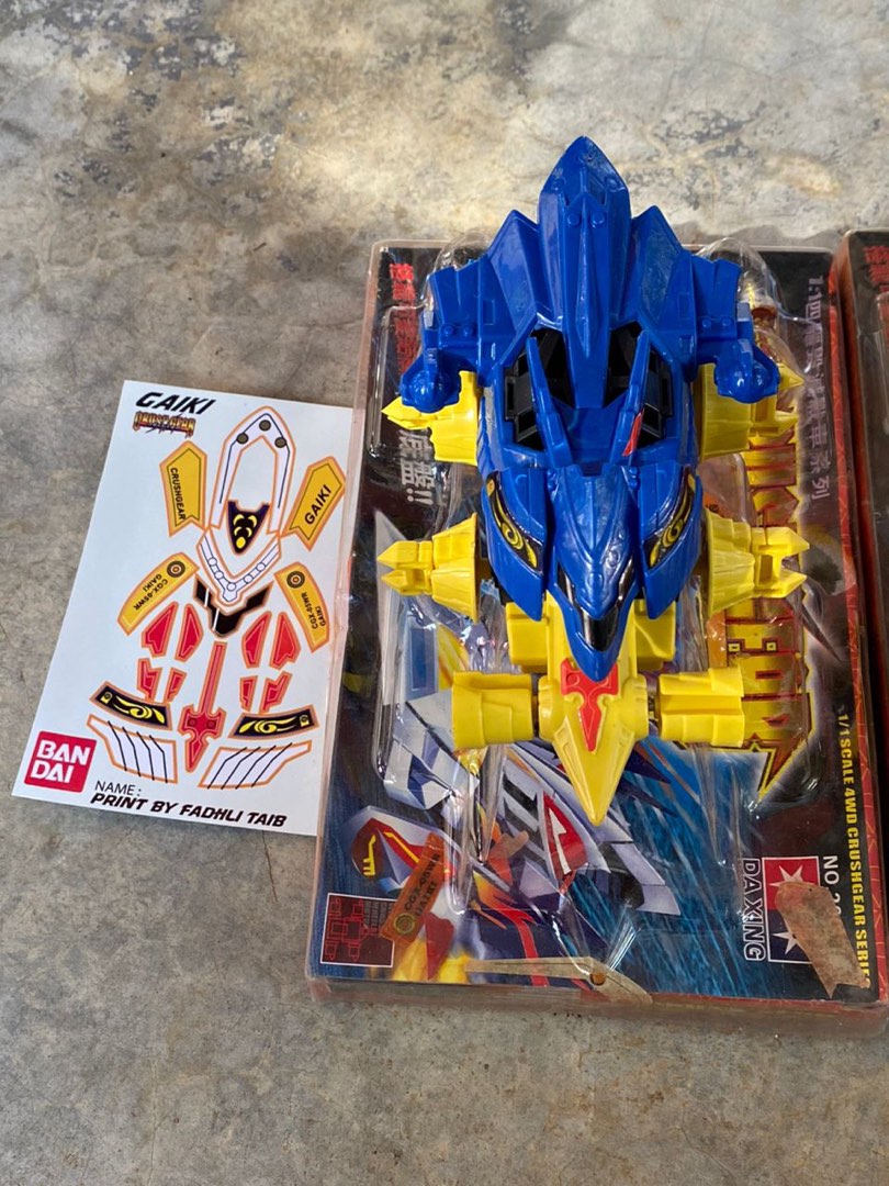 crush gear gaiki collactor color 2, Hobbies & Toys, Collectibles ...
