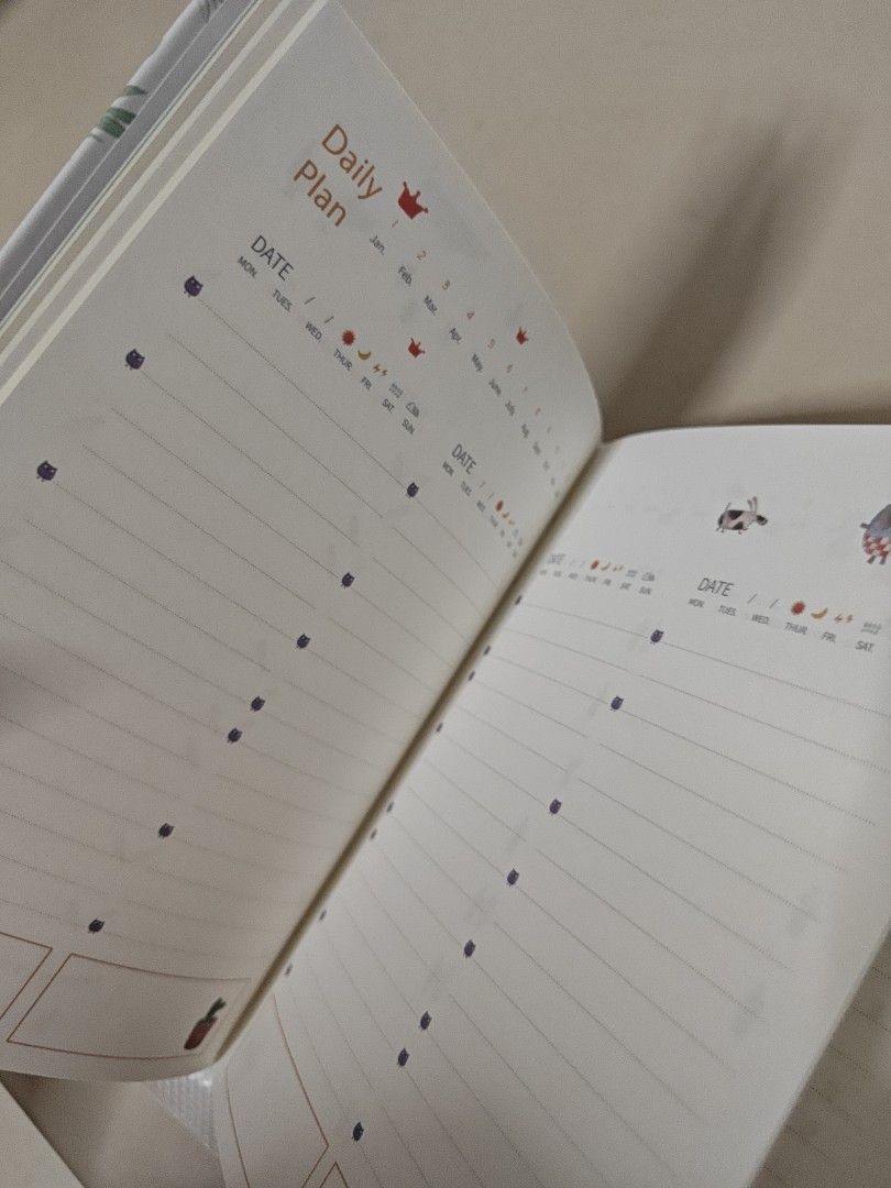 DAILY PLANNER (not dated), Hobbies & Toys, Stationery & Craft ...