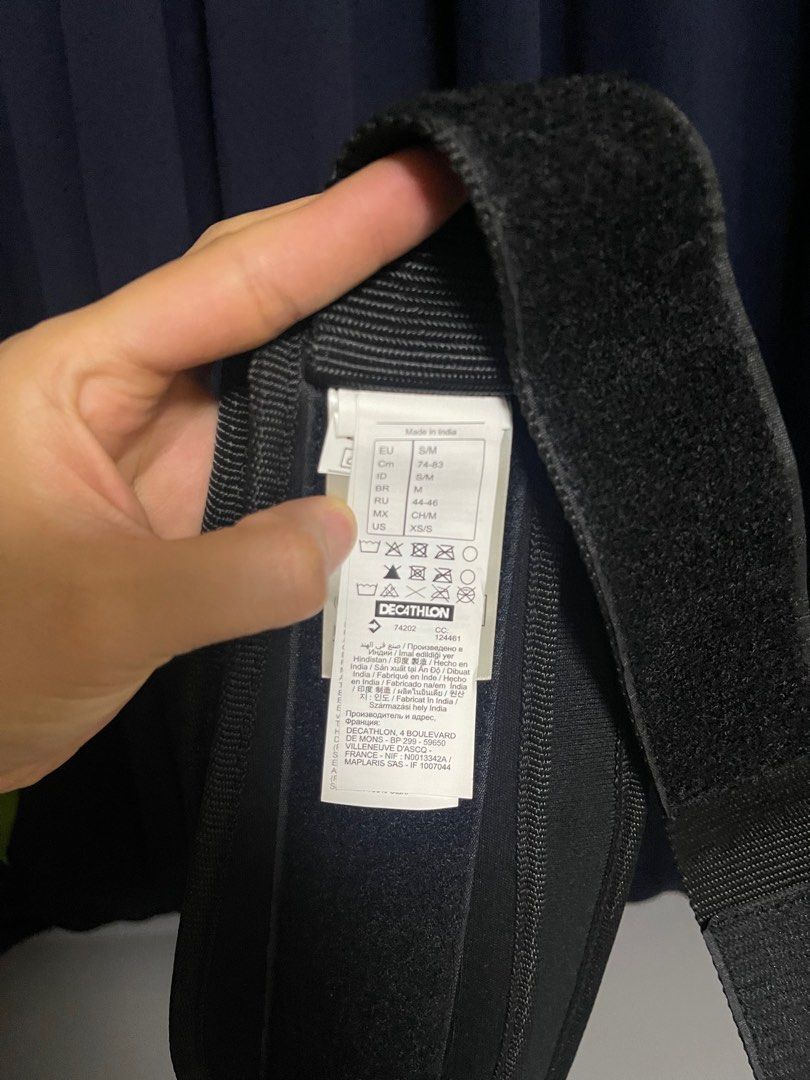 Decathlon Weight Training Lumbar Belt Polyester, Sports Equipment ...