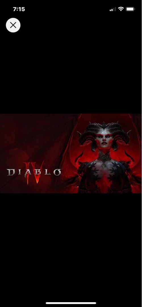 Diablo 4 redemption code PC, Video Gaming, Video Games, Others on Carousell