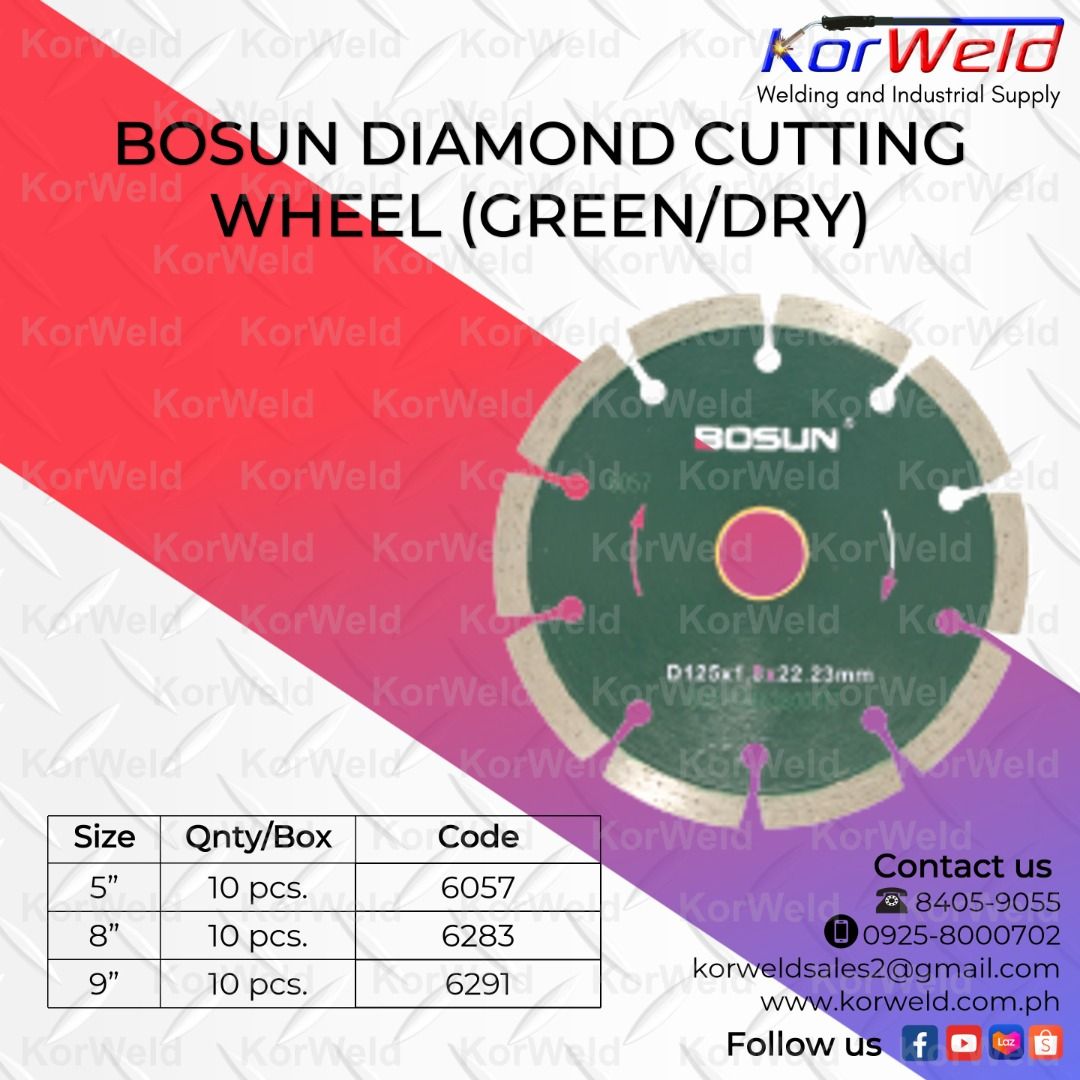 Diamond blade cutting Bosun brand, Commercial & Industrial ...