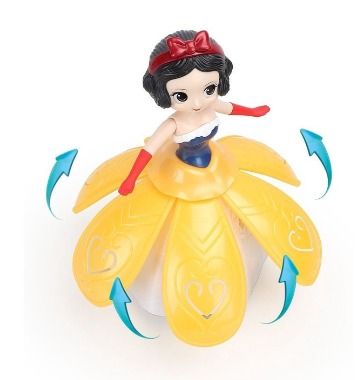 Disney Princess Dancing Toy Electric Rotating Music Light Frozen Elsa ...