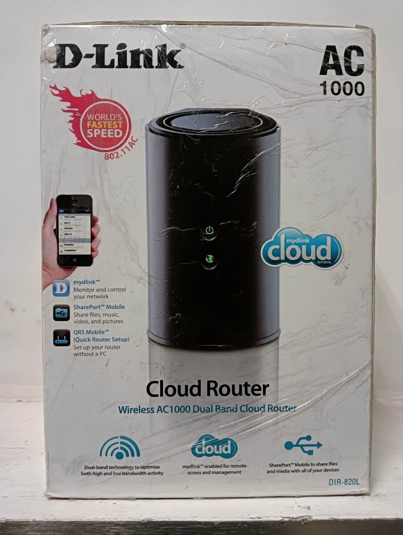 D-Link DIR-820L Wireless AC1000 Dual Band Cloud Router on Carousell
